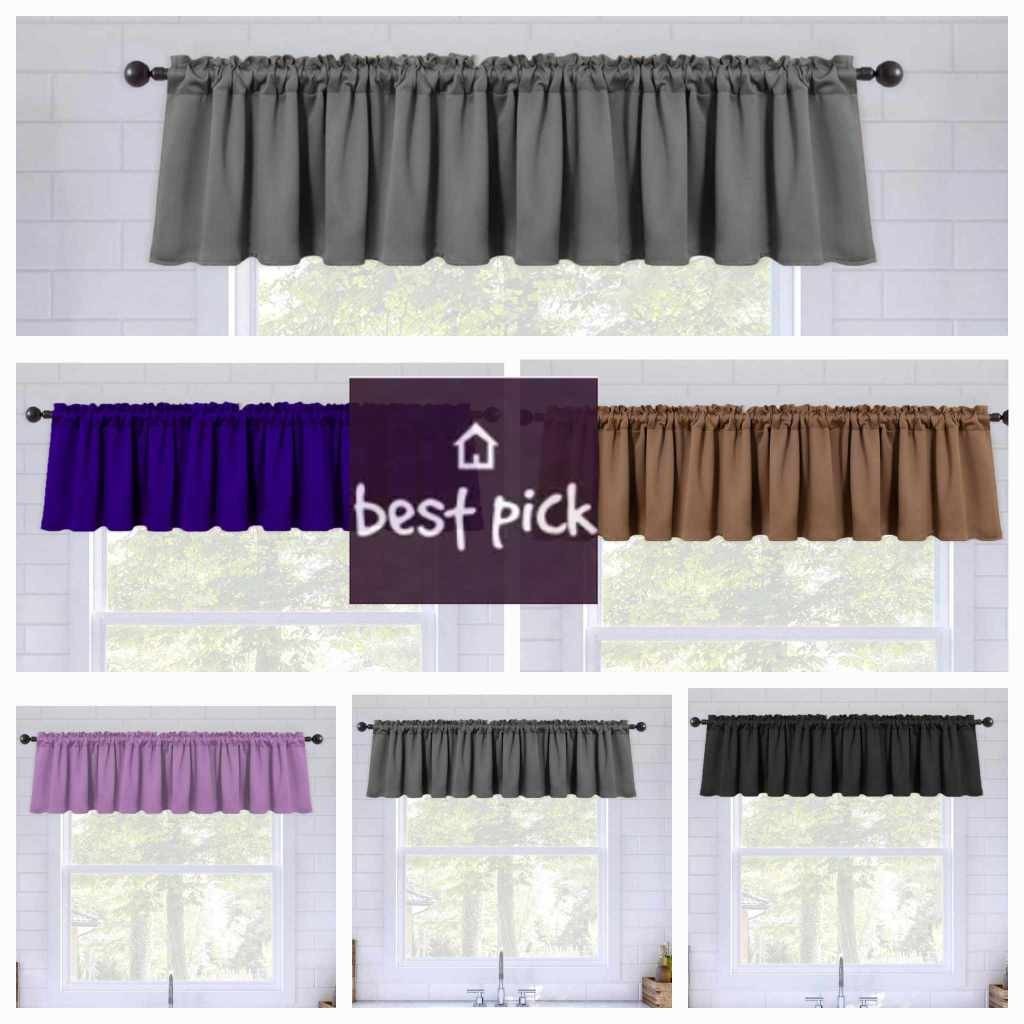 School Valance Curtain/Geena/LxW 15*58 inches/Sold per piece | Shopee ...