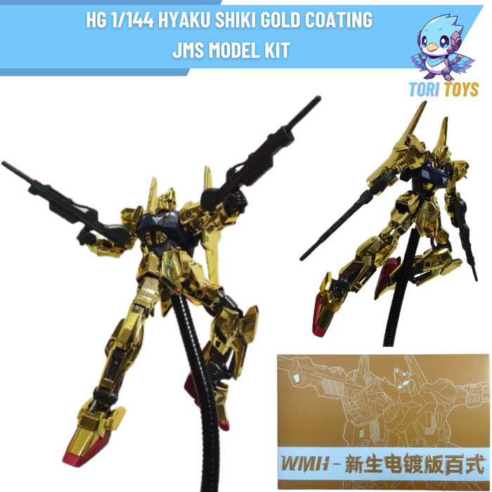 HG 1/144 Hyaku shiki Fighter Revive Gold Coating HGUC JMS Model Kit ...