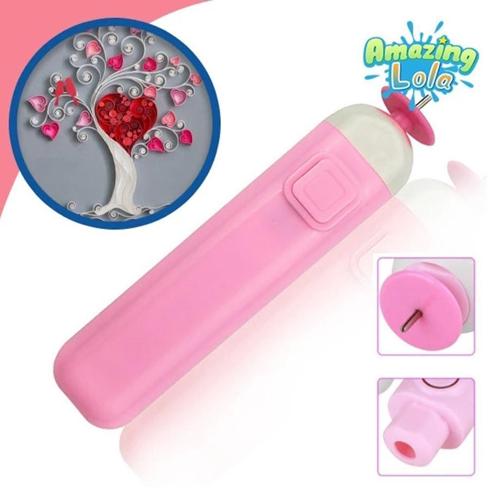 Handmade Electric Quilling Pen Slotted Needle Tool Set For Origami ...
