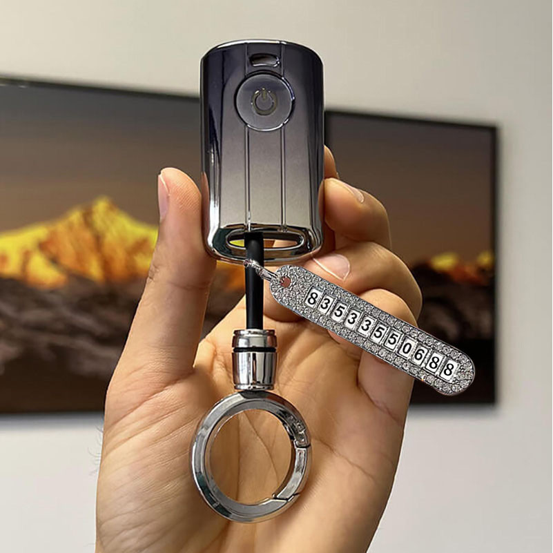 Purple-silver gradient TPU Key Cover Yamaha Nmax turbo Nmax V2 2025 ...