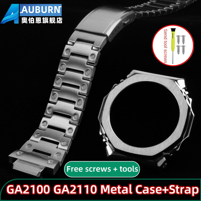 WX GA2100 case strap For CasiOak metal strap G-SHOCK GA-2100 mod kit GA ...