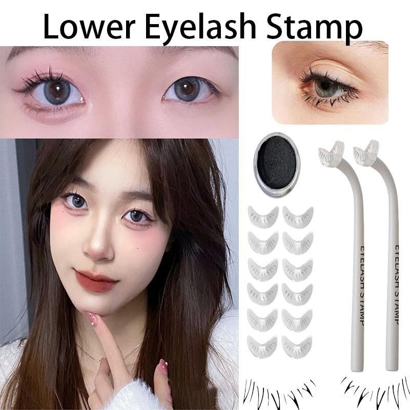 Lower Eyelash Stamp Reusable Silicone Stamp Natural Simulation Under ...