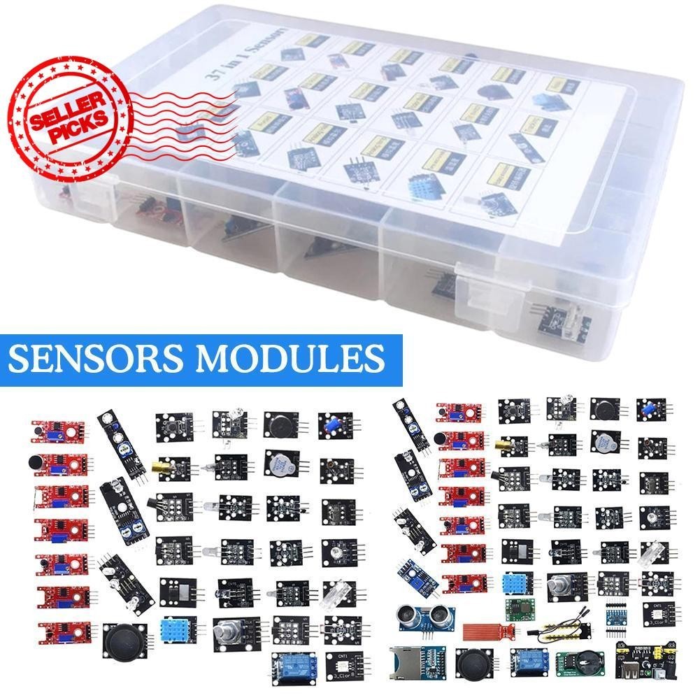45in1 Sensor Starter Kit For Arduino Raspberry Pi Robotics Assorted