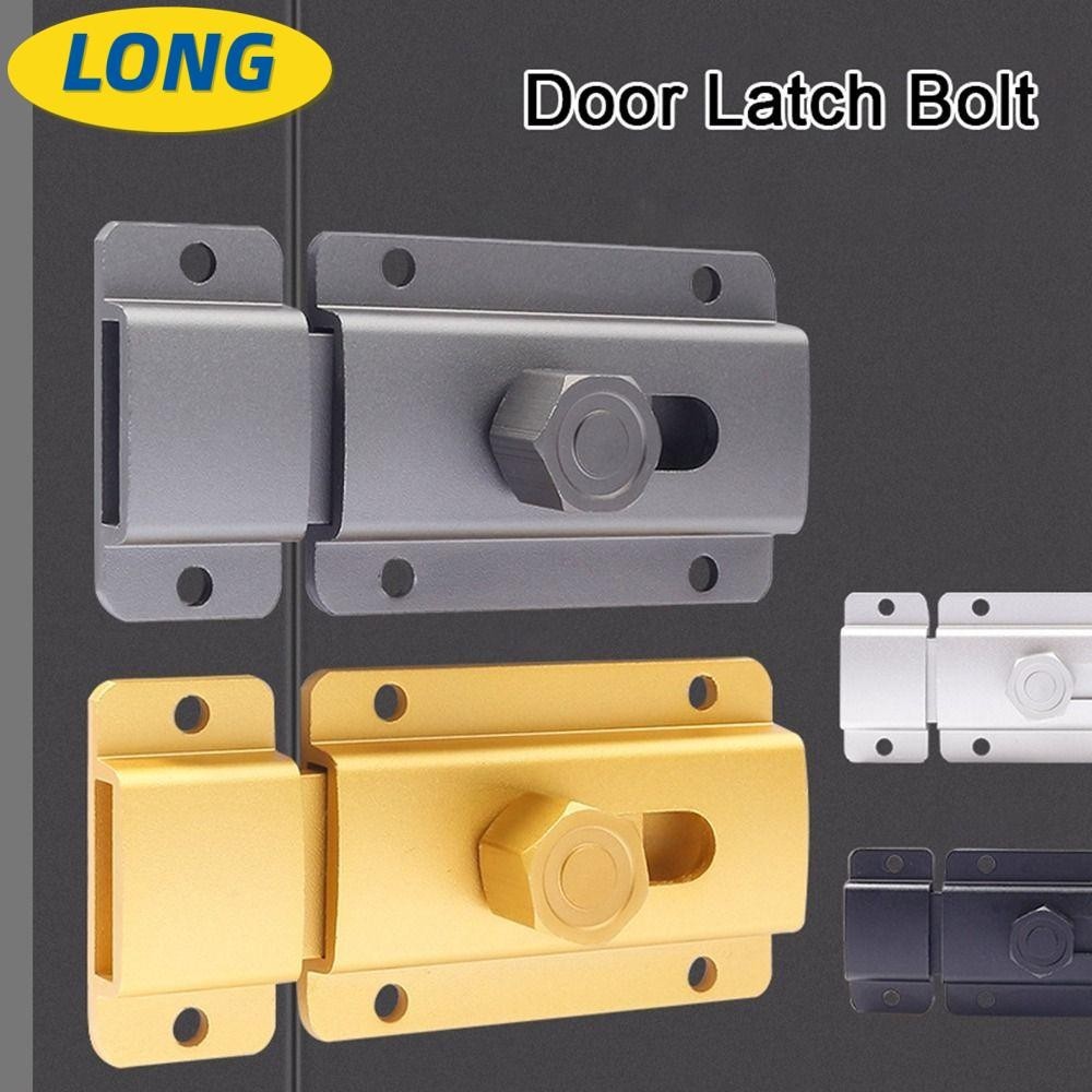 LONNGZHUAN Door Latch, Aluminum Alloy Anti-theft Security Bolt Latch ...