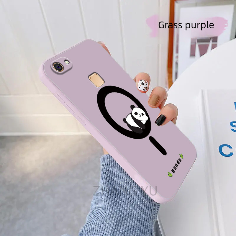 Case for vivo v7 plus V7 Phone Case TPU giant panda Pattern Shockproof ...