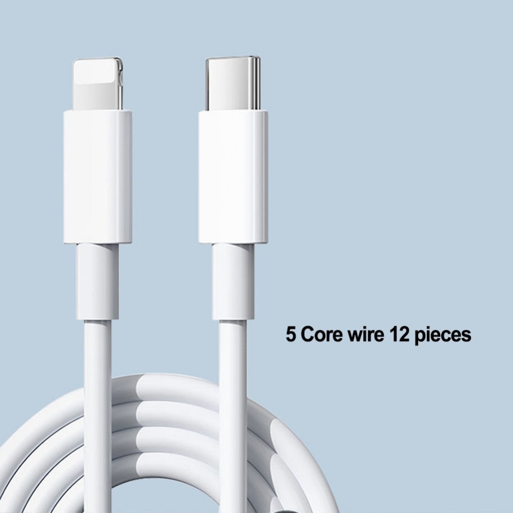 Original USB PD Charging Cable for iPhone Fast Charger Cord White Color ...