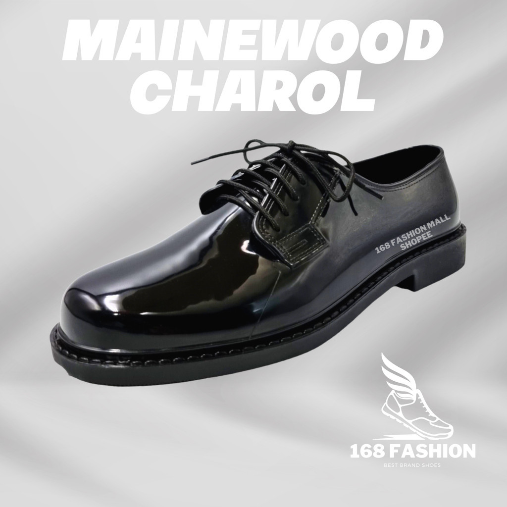 MAINEWOOD LINCOLN Security Guard Shoes Charol Patent Leather Shiny ...
