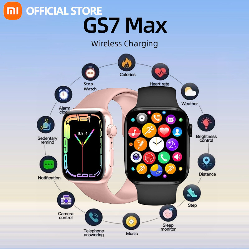 Xiaomi Smart Watch GS7 Max Series NFC Body Temperature Bluetooth Call Waterproof Heart Rate ...