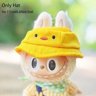 [RICHIS] Labubu Doll Hat, Labubu Time To Chill Filled Little Yellow ...