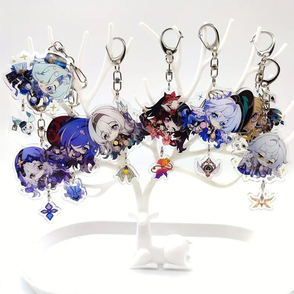 Game Honkai Star Rail Keychain Dan Heng Bronya Rand Asta Herta Himeko ...