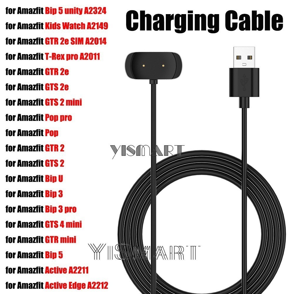 Charger for Amazfit Bip 5 Unity Bip 3 Pro Charing Cable for Amazfit ...