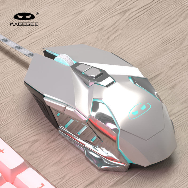 Wide Row Design MageGee Mechanical Mouse Wired Gaming Game Eating ...