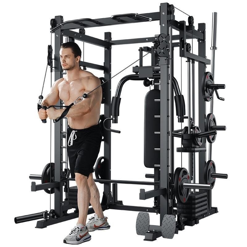 Comprehensive Training Machine Commercial Smith Machine Rack Fitness ...