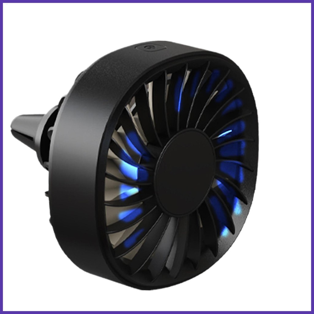 Small Car Fan Small Car Cooling Fan Hot Weather Cooling Device with LED ...