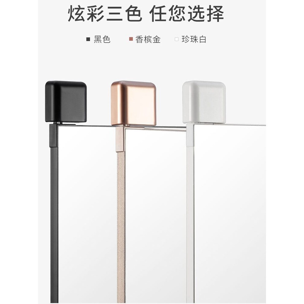 Double Door Wardrobe Mirror Inner Installation Invisible Dressing ...