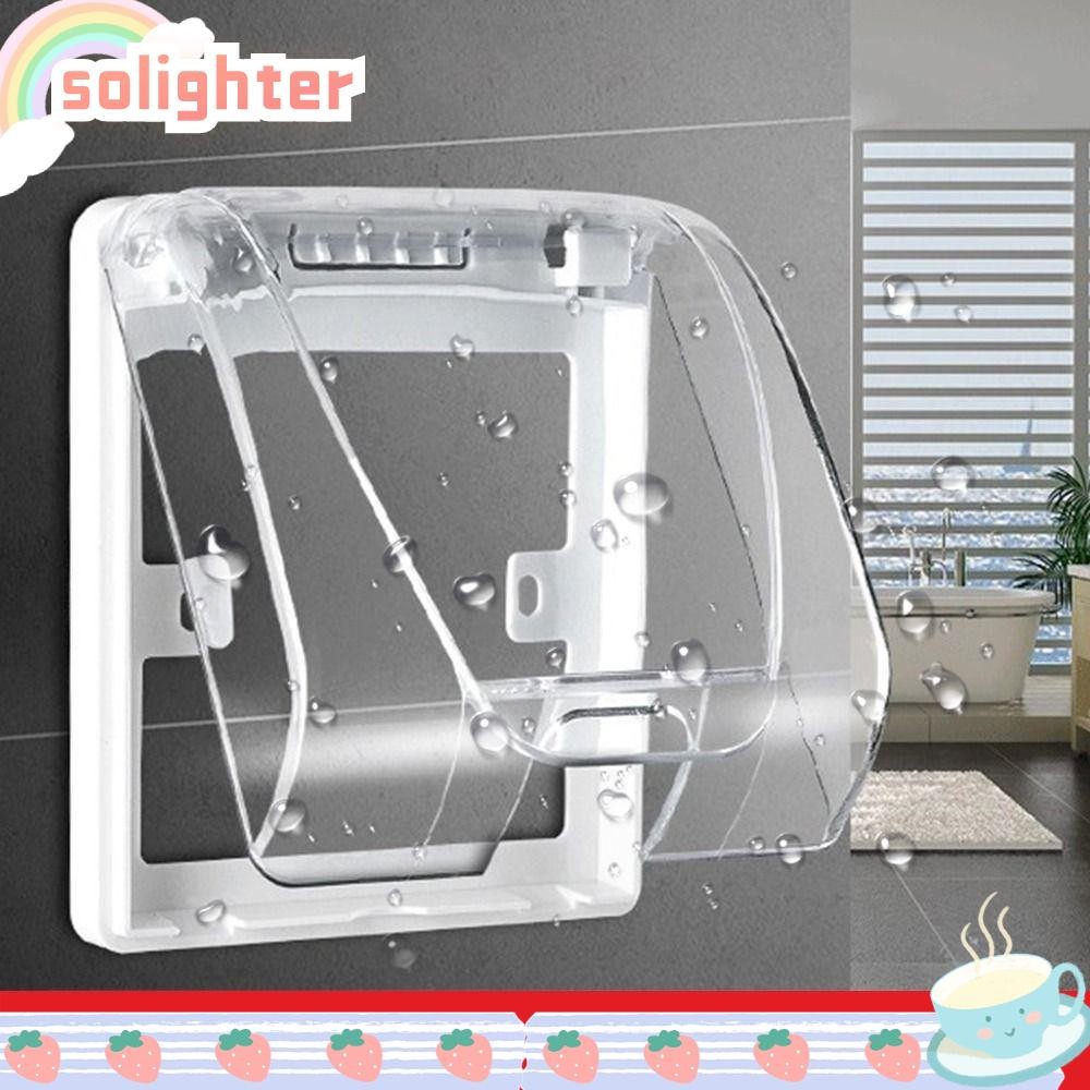 SOLIGHTER Switch Protective Cover, Wall-mounted 86 Type Socket ...