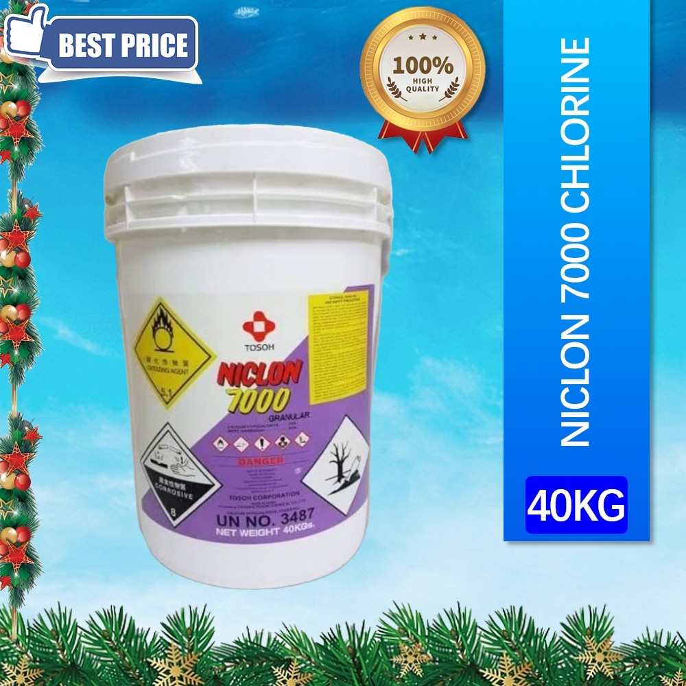 NICLON 7000 CHLORINE (40KG) | Shopee Philippines