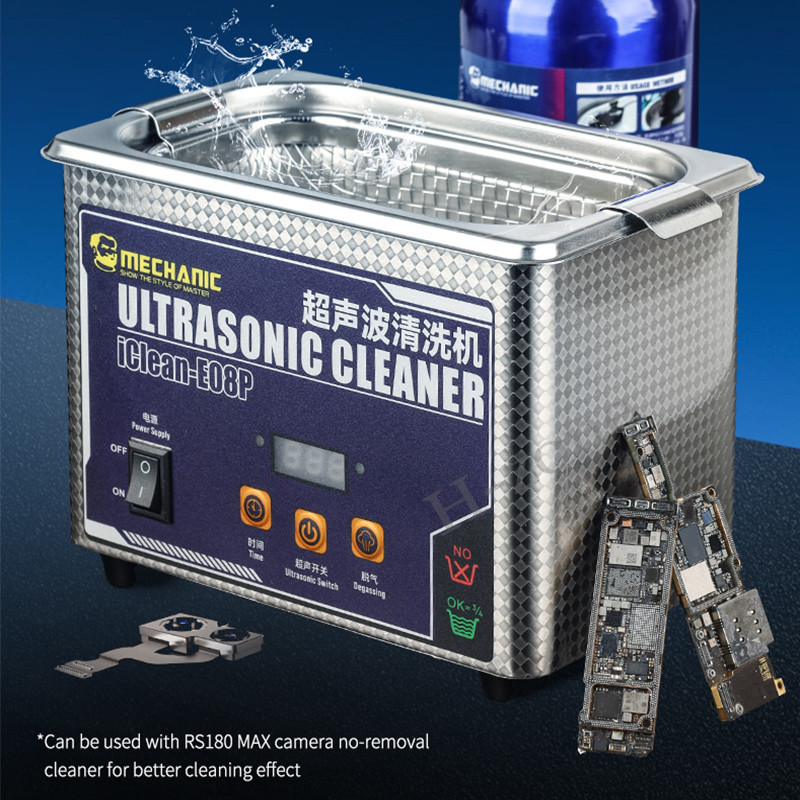 MECHANIC iClean-E08P Ultrasonic Cleaner 80W High Frequency ...