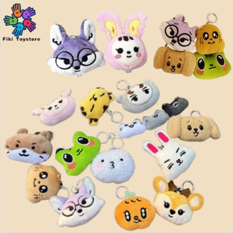 Kpop Idol Mini Figure Doll Keychains Animal Doll Keychains Collectible ...