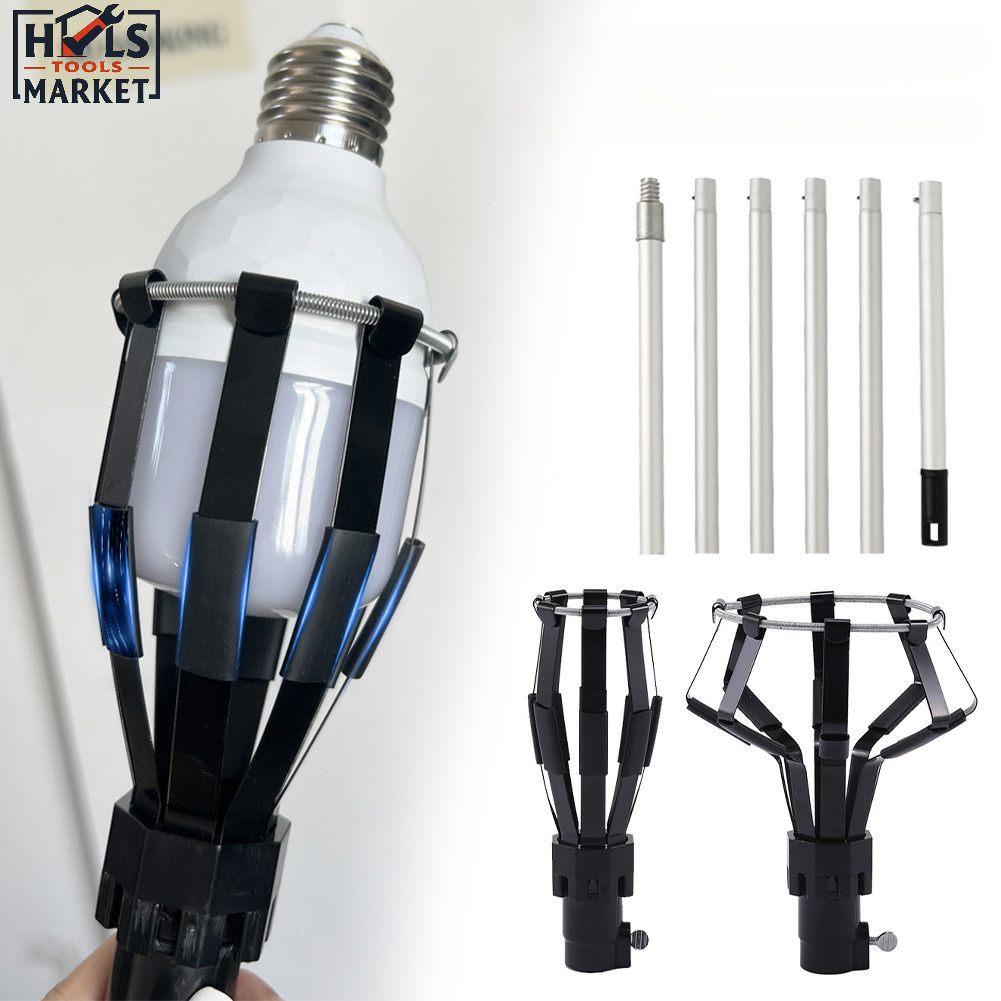 Light Bulb Changer Bulb Installer Telescoping Pole Removal Tool ...