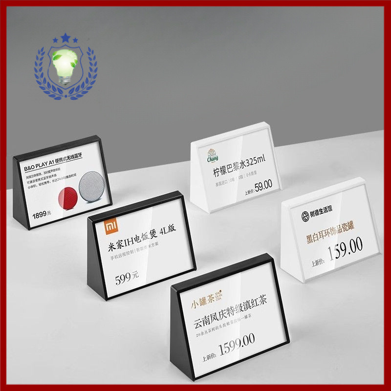 Table Sign Dish Display Stand Table Number Stand Name Holder Desktop ...