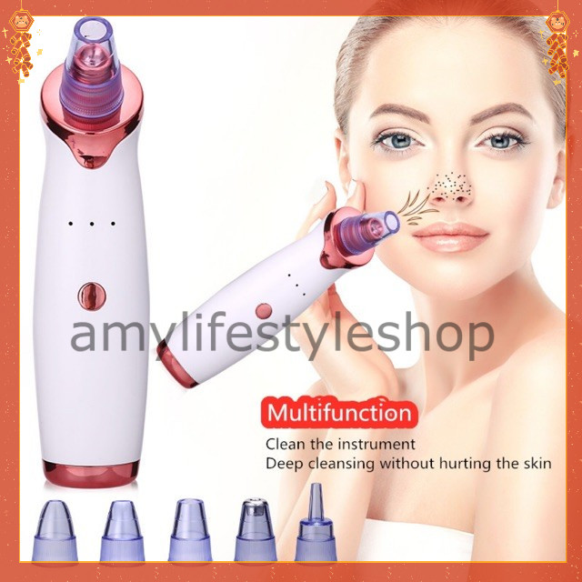 Electric Vacuum Suction Cleaner Face Cleaning Blackhead Removal ...