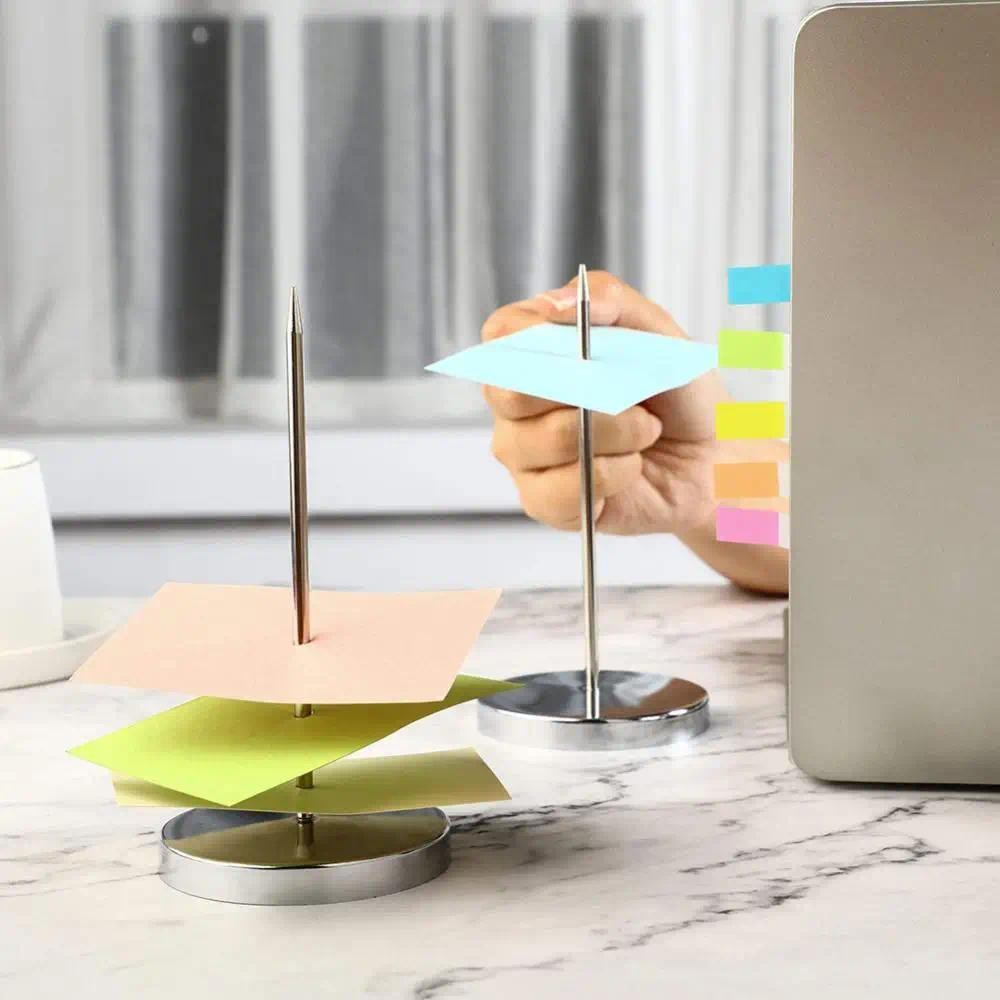 Safe Memo Holder Spike Stick Straight Rod Metal Receipt Bill Paper Note ...