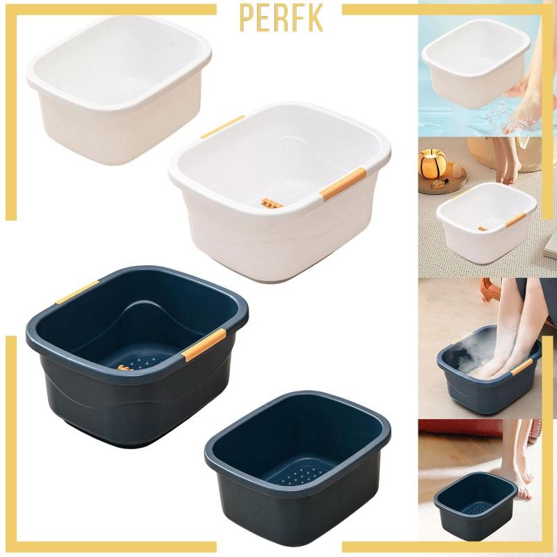 [Perfk] Foot Bath for Soaking,Pedicure Foot Soak,Sturdy,Foot Bathtub ...