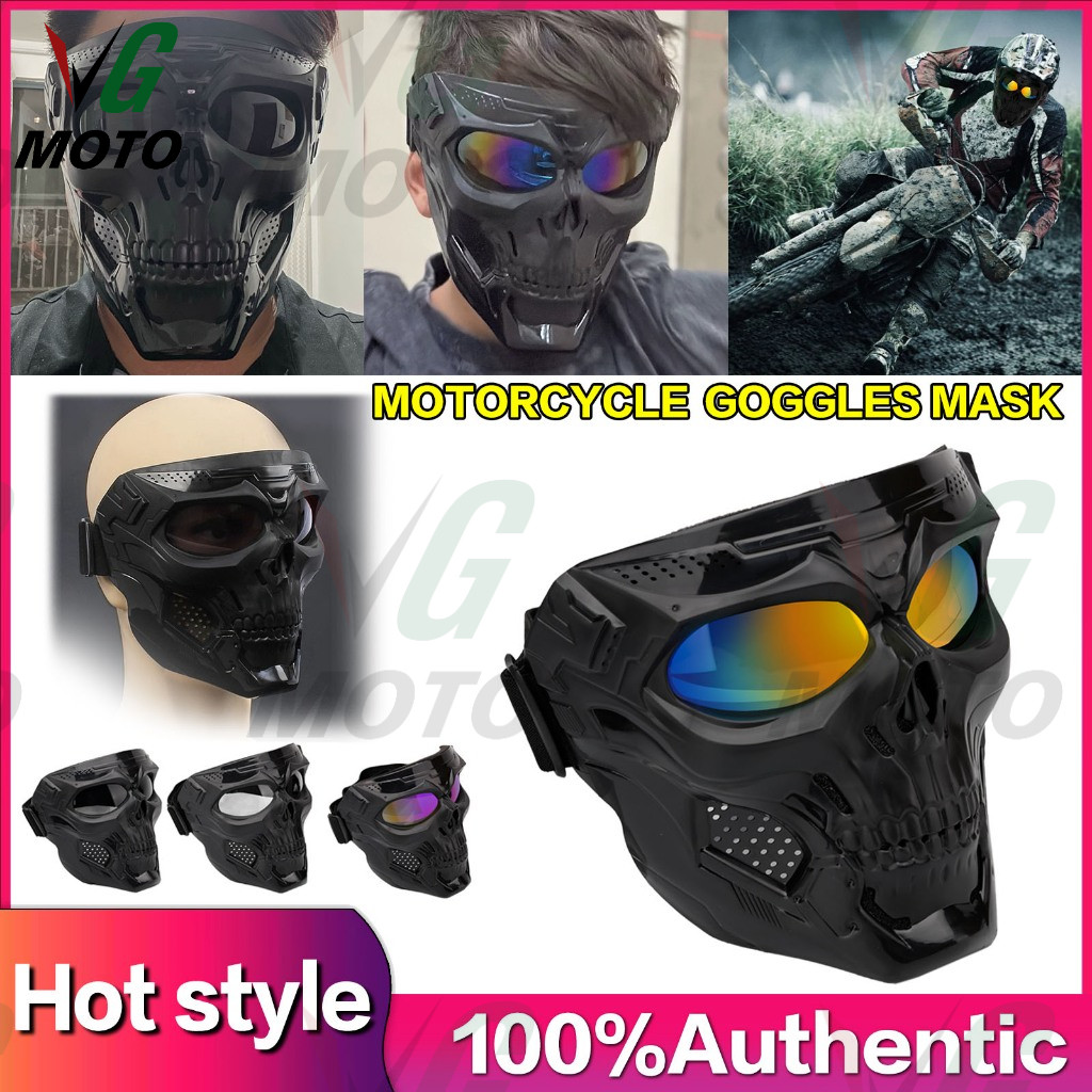 Motorcycle Goggles Mask Helmet goggles Removable Open Half Face ...