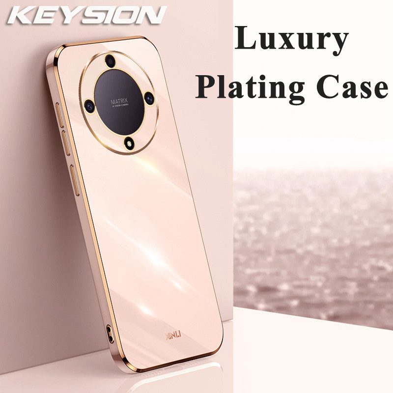KEYSION Luxury Plating Case for Honor X9b 5G X8b Soft TPU Silicone ...