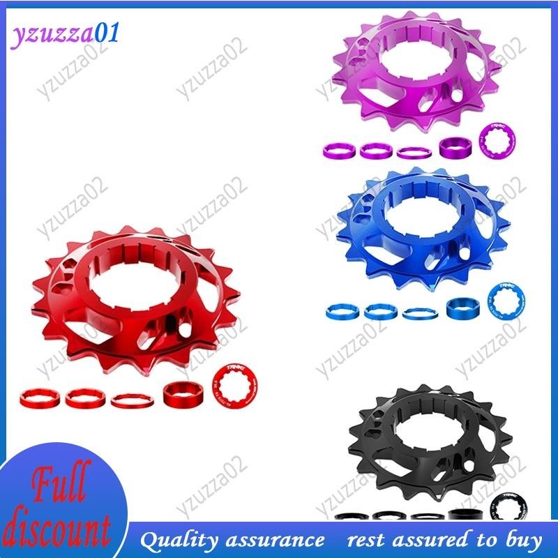 〖yzuzza02〗TANKE Single Speed Flywheel Conversion Kit 18T Cassette Cog Road Bike Sprocket for ...
