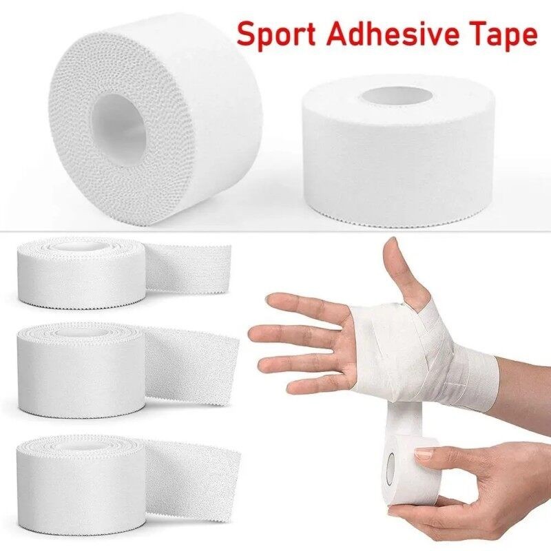 Medical white cotton sports tape sports strapping strain care strap ...