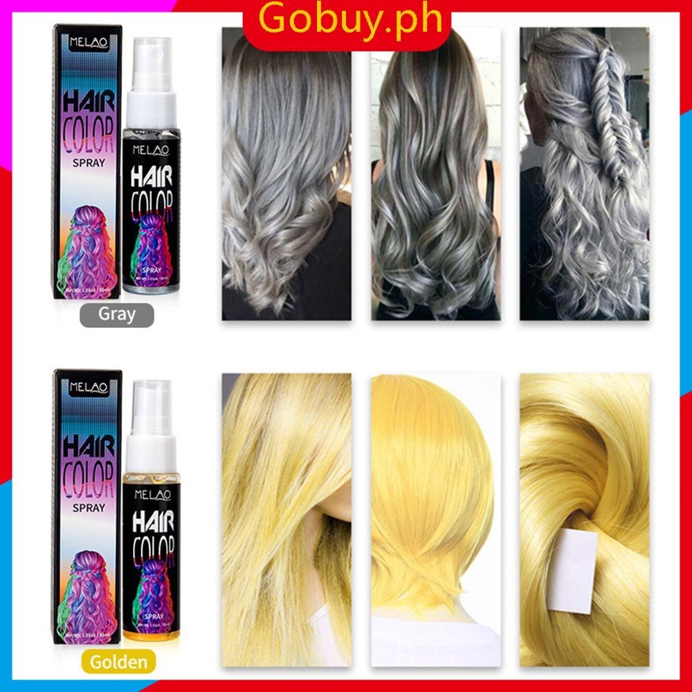 Temporary Colour Hair Spray Hair Dye Spray Warna Rambut Spray 30ml ...