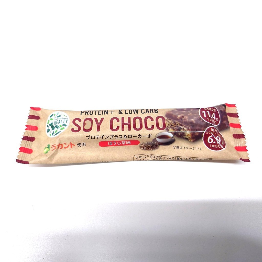 HEALTY PROTEIN+&LOW CARB SOY CHOCO 12-piece set Hojicha flavor protein ...