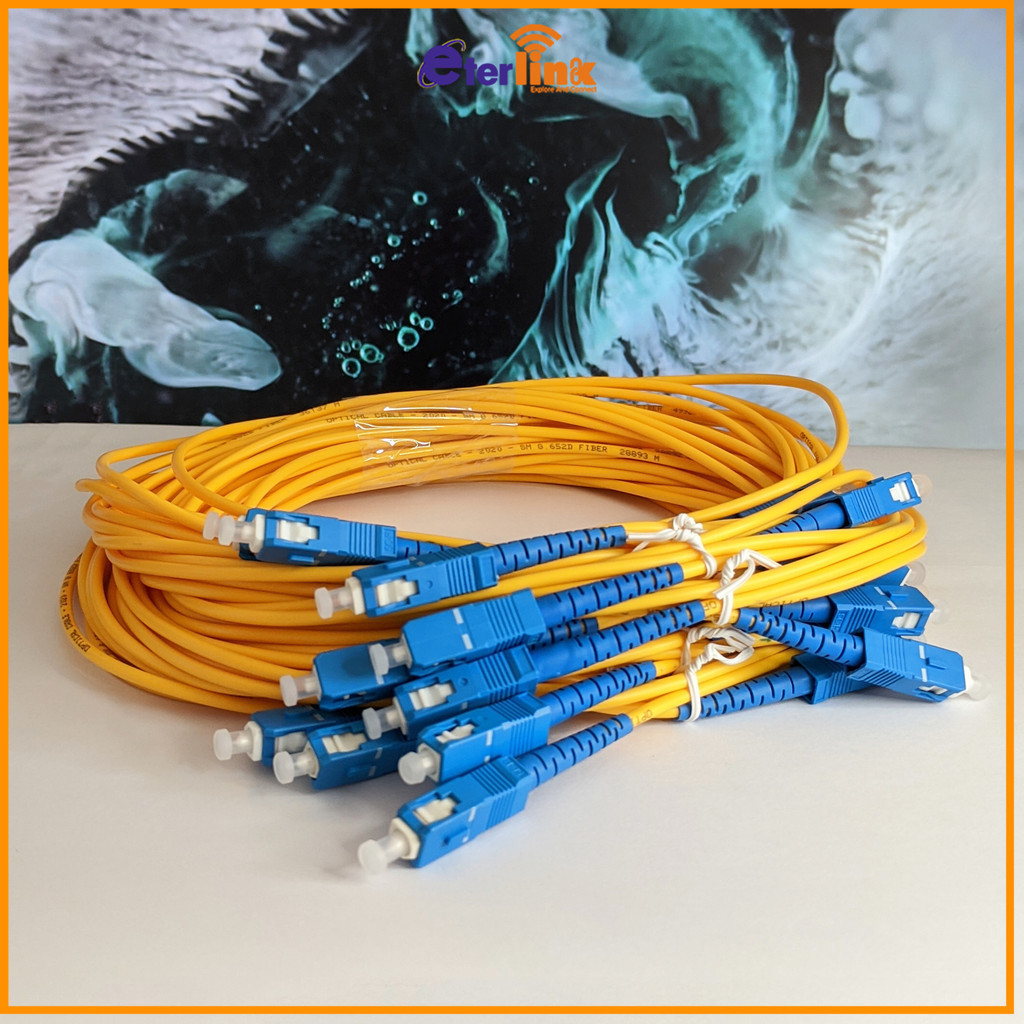 Fiber Patch Cord SC UPC to SC UPC 1M 2M 3M 5M 10M Fiber Optic Jumper ...
