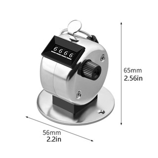 QINGRAN Hand Tally Counter, 4-Digit Handheld. Manual Lap Counter ...