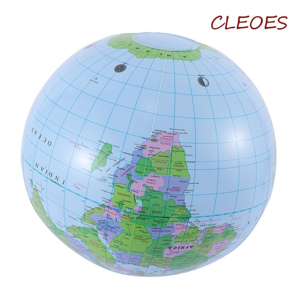 CLEOES Globe English Durable Gift Geography Beach Ball Balloon Ball PVC ...