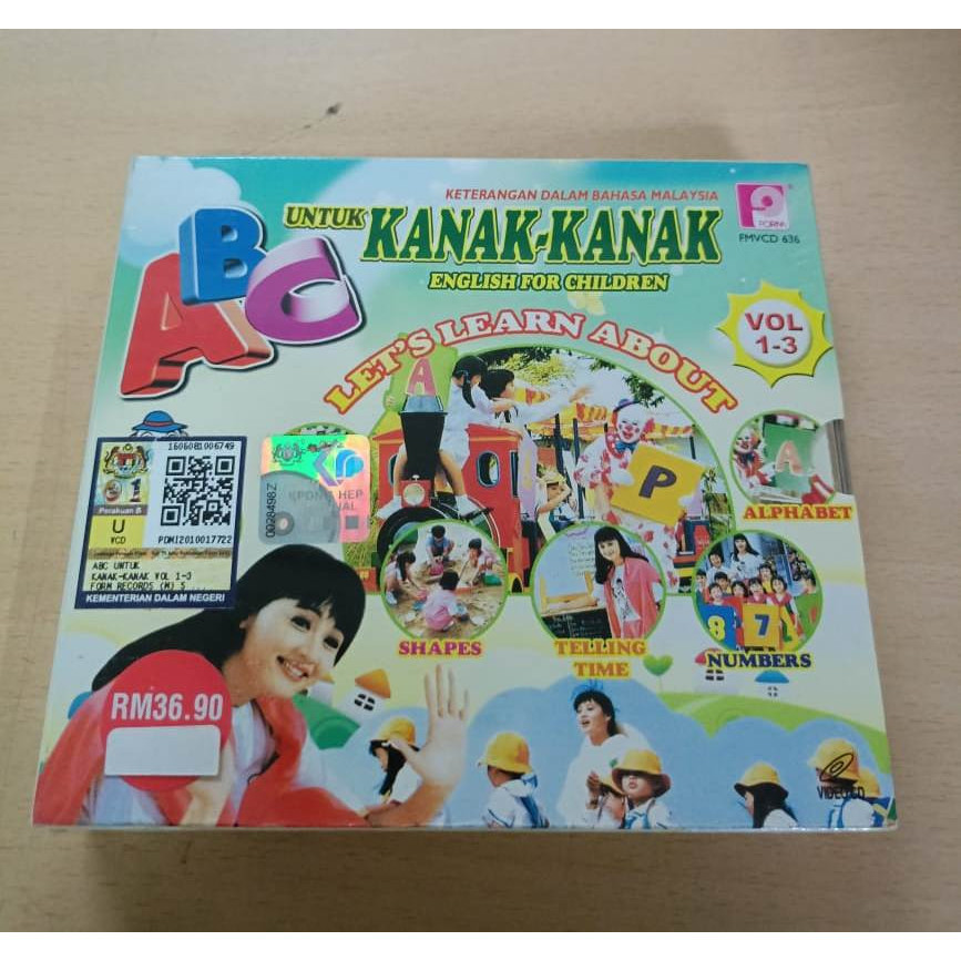 Abc For Children English For Children Vol.1-3 VCD Description In ...