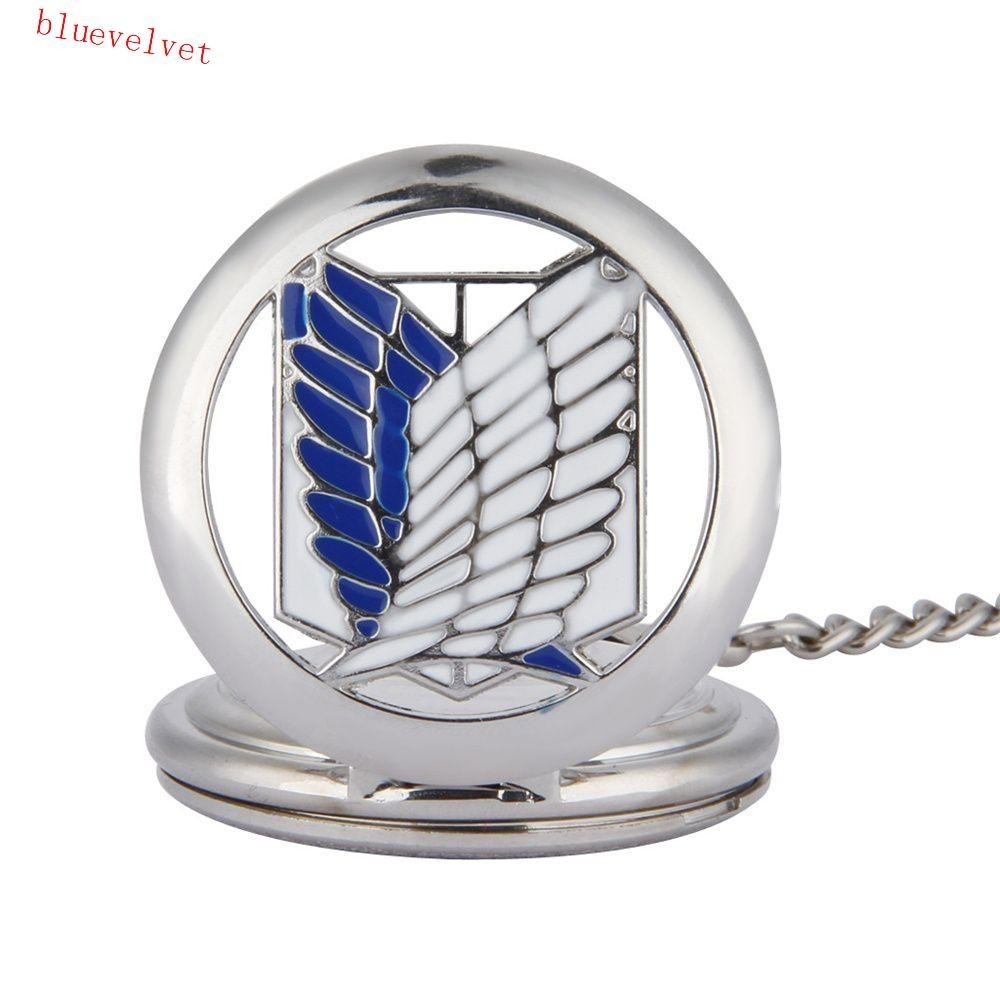 BLUEVELVET Attack On Titan Watches Unique Cowboy Chain Clamshell Quartz ...