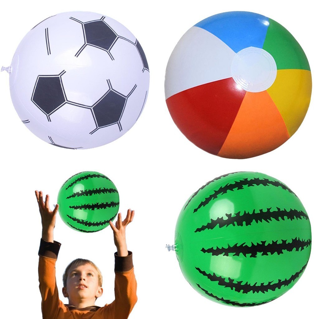 Beach Ball 3 PCS Inflatable Playground Ball 12 Inch Inflatable Swimming ...