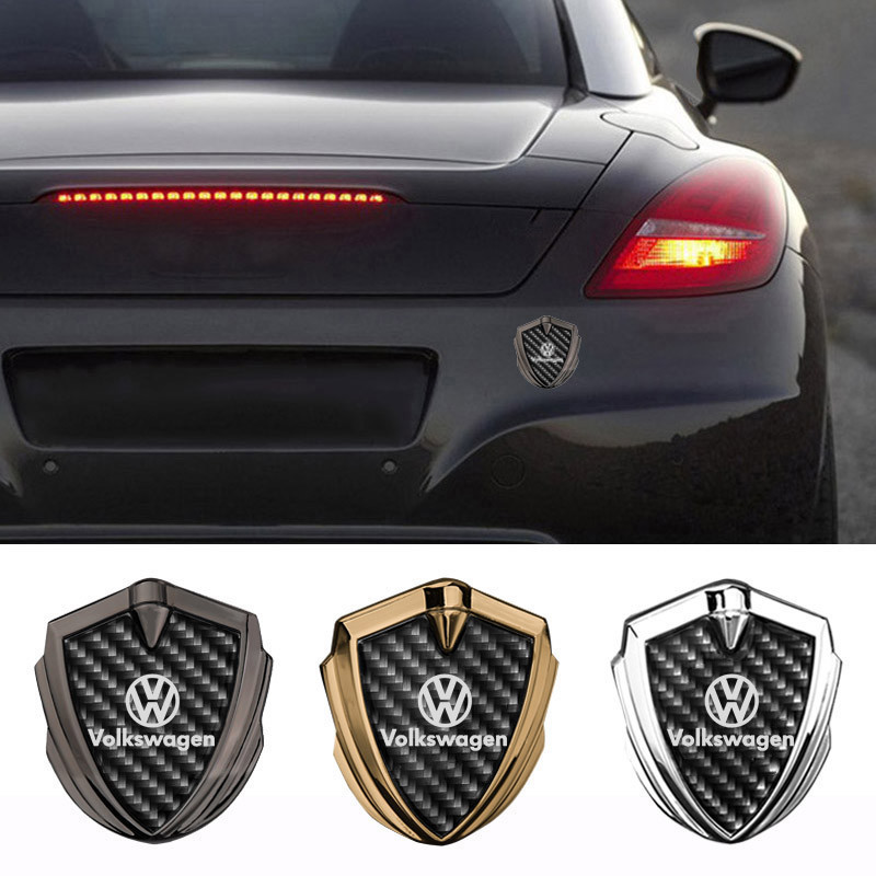 3D Metal Auto Emblem Styling Shield stickers Body External Decoration ...