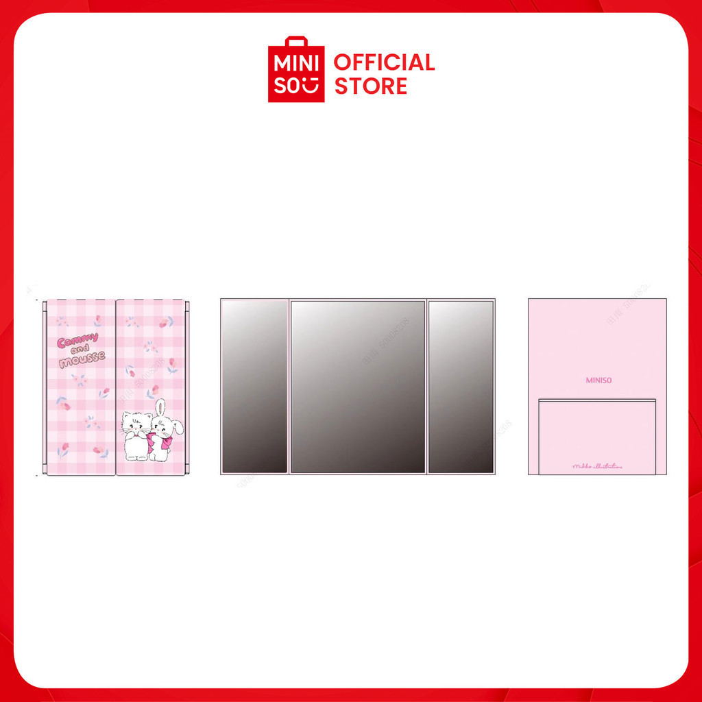 MINISO MIKKO Collection Trifold Mirror | Shopee Philippines