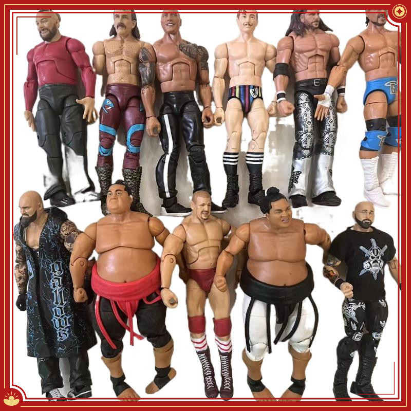 Wwe Wrestler figure Mattel 6-7inch Joint Super Action figure Collection Toy | Shopee Philippines