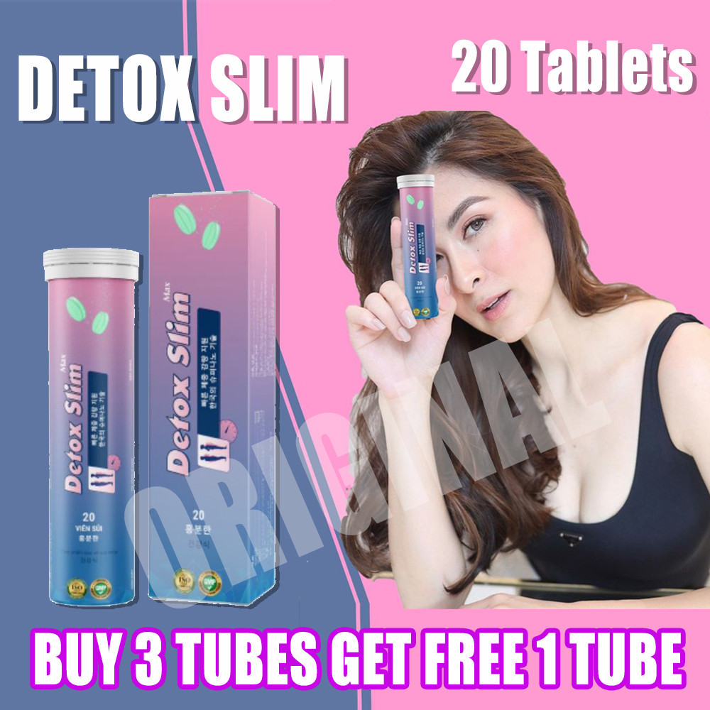 【Buy 3 Take 1 Freebie】Detox Slim Max Slimming Juice Effervescent Tablet ...