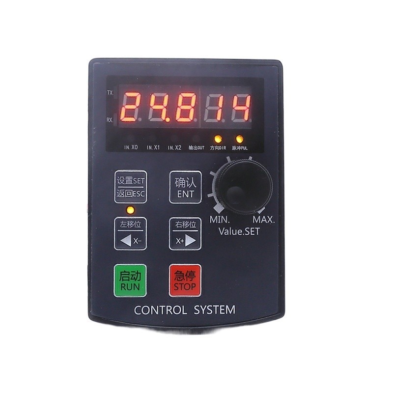 Stepper servo motor controller intelligent programming single-axis CNC speed regulation pulse ...