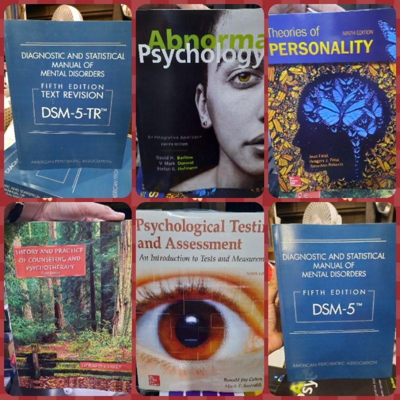Psychology Books DSM 5 Theories of Personality Psychological Testing ...
