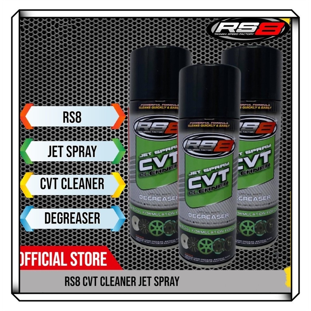 MOTO RS8 CVT Cleaner and Degreaser Jet Spray 450ML | Shopee Philippines