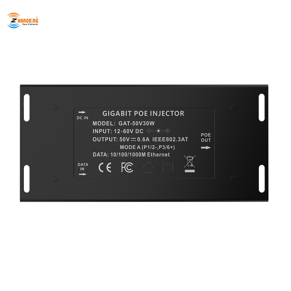 12V DC to 48V 50V 802.3af/at PoE Converter 1000mbps Ethernet Speed PoE ...