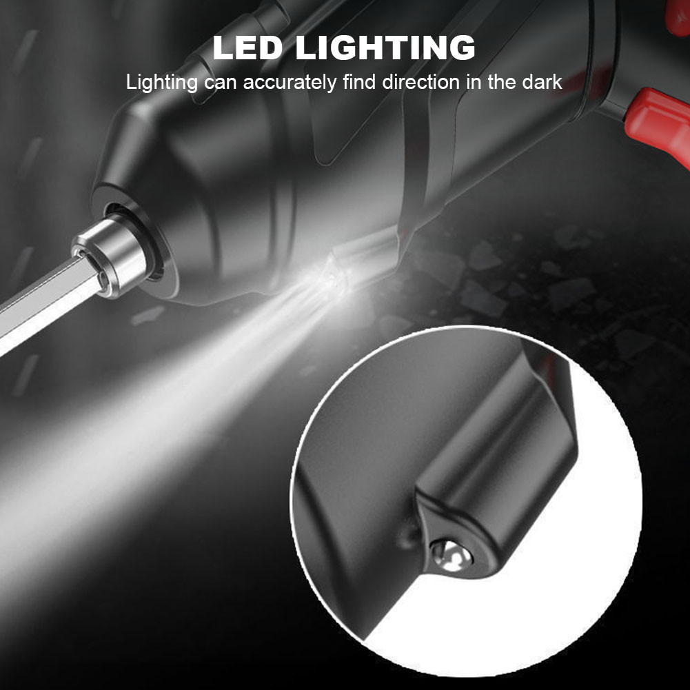 REAIM Cordless Screwdriver 48PCS Set Electric Barena Drill Set ...