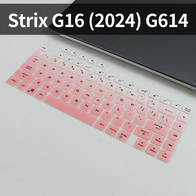 Silicon Laptop Keyboard Cover for ASUS ROG Strix G16 G614 2024 Computer ...